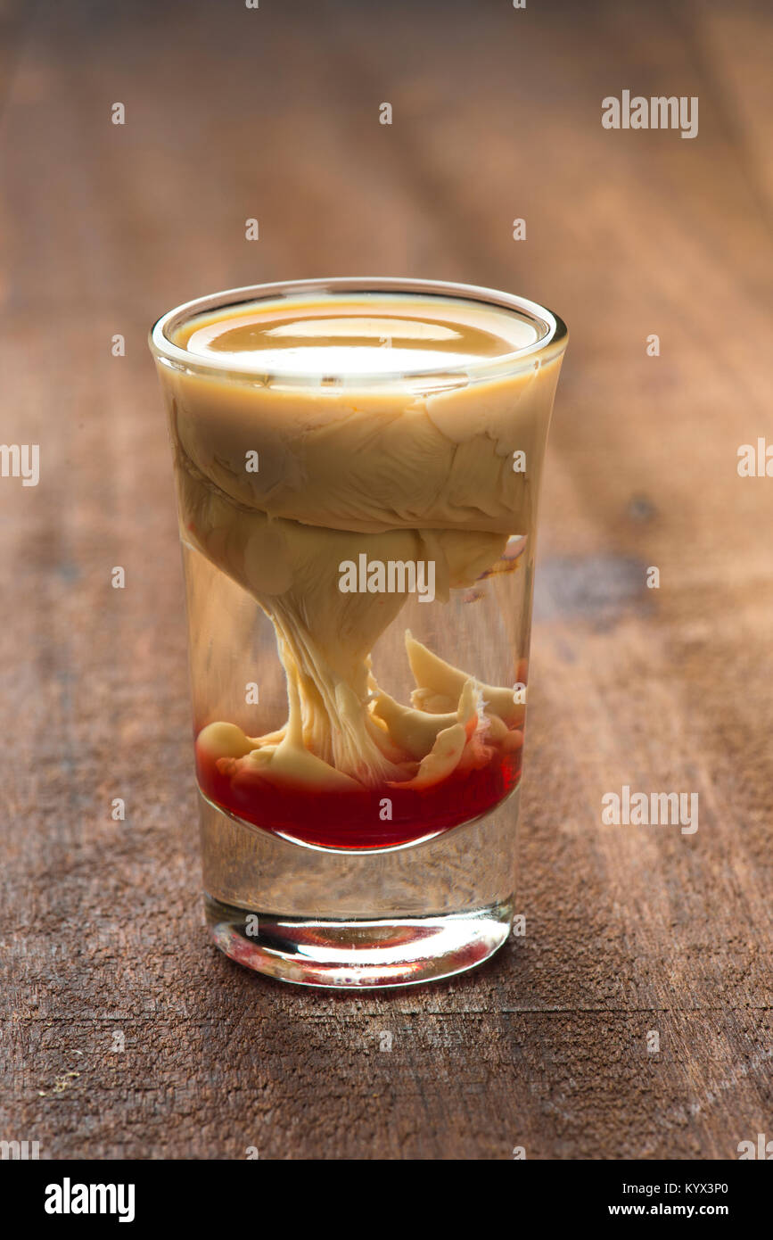brain damage cocktail Stock Photo - Alamy