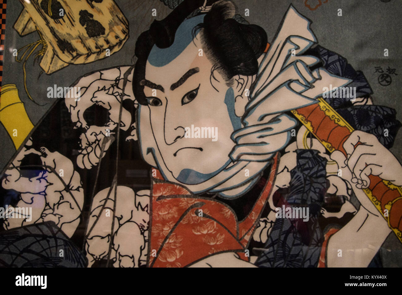 Kabuki Poster - Kabuki is a traditional Japanese form of theater ...