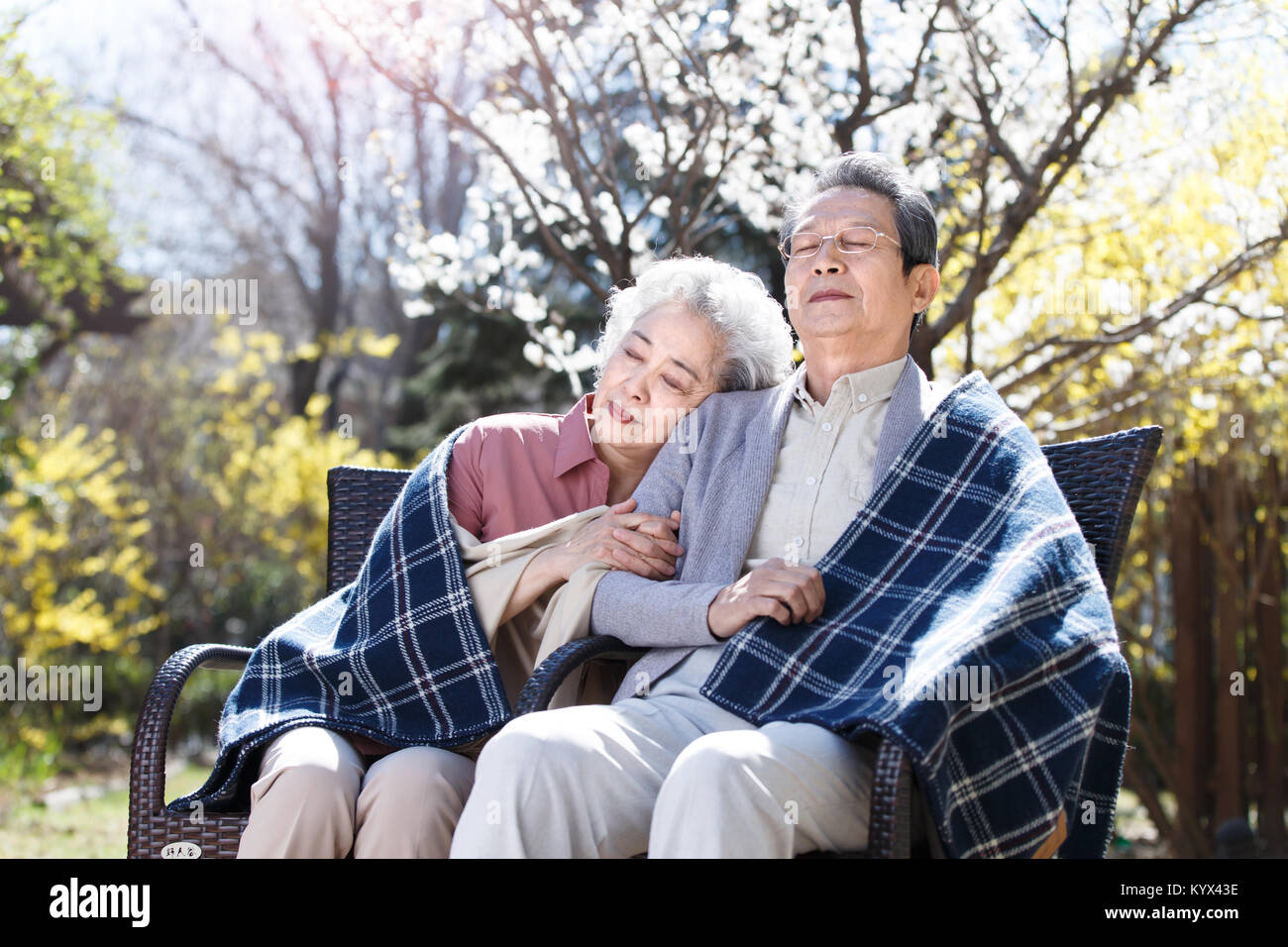 The Old Couple Basked In The Sun Outdoors Stock Photo Alamy the-old-couple-basked-in-the-sun-outdoors-stock-photo-alamy