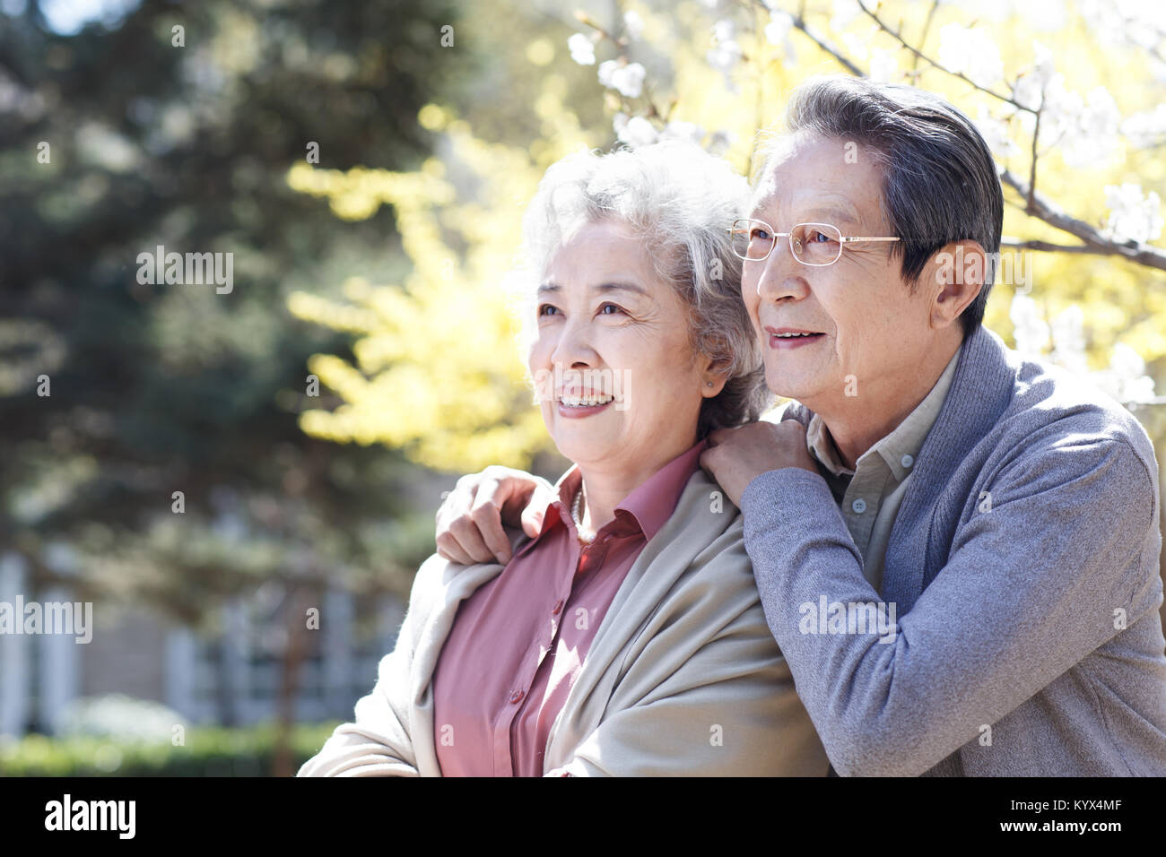 A happy old couple Stock Photo - Alamy