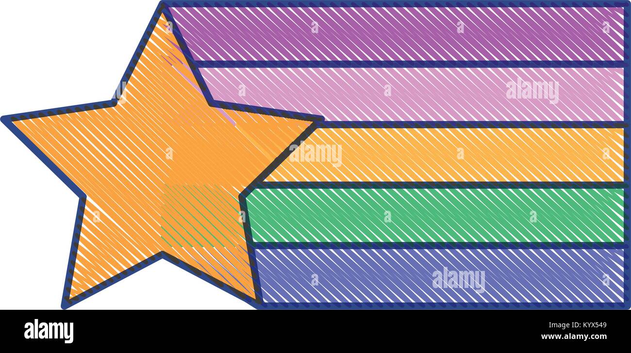 star rainbow colors design creative Stock Vector Image & Art - Alamy