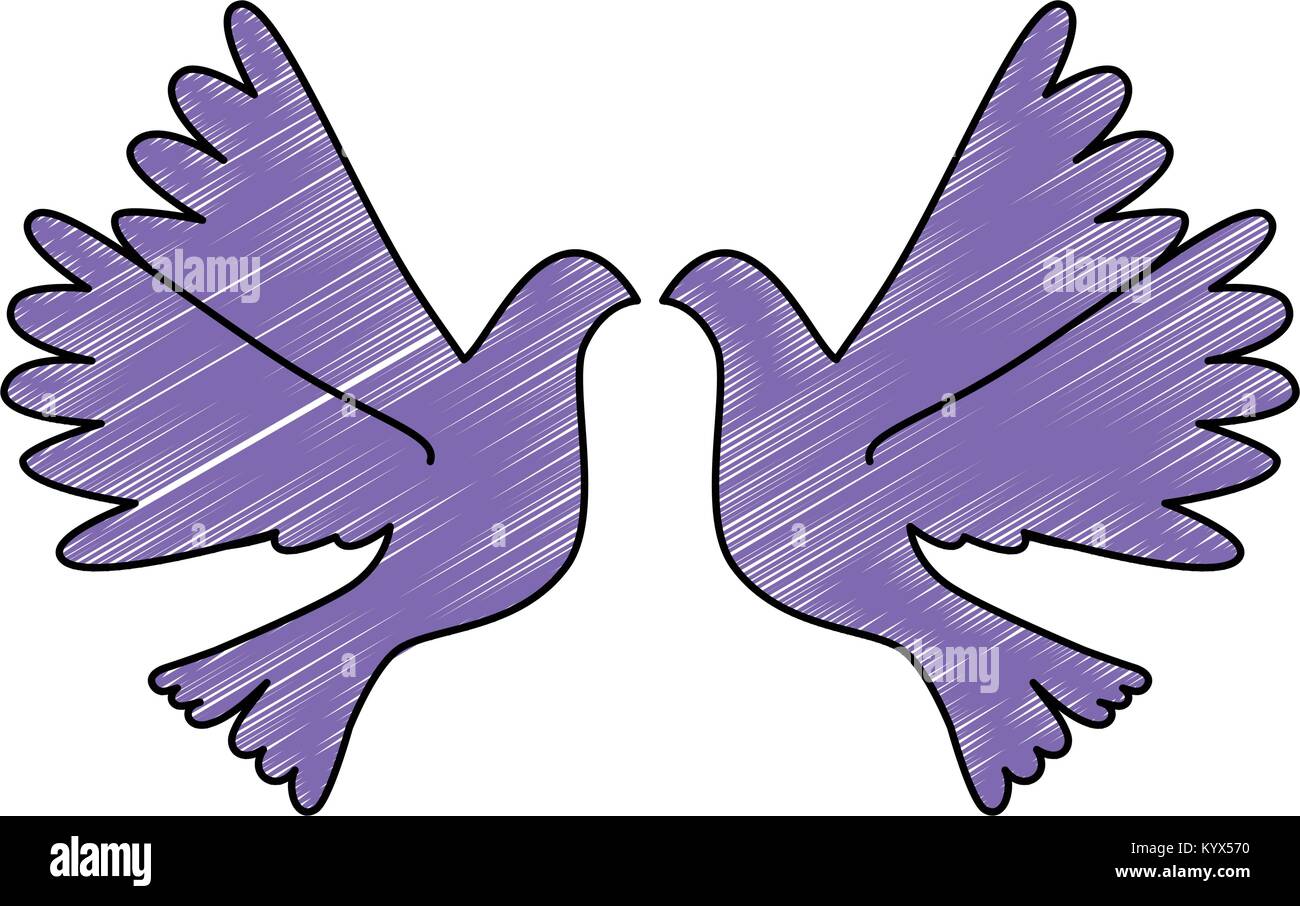 doves flying isolated icon vector illustration design Stock Vector ...