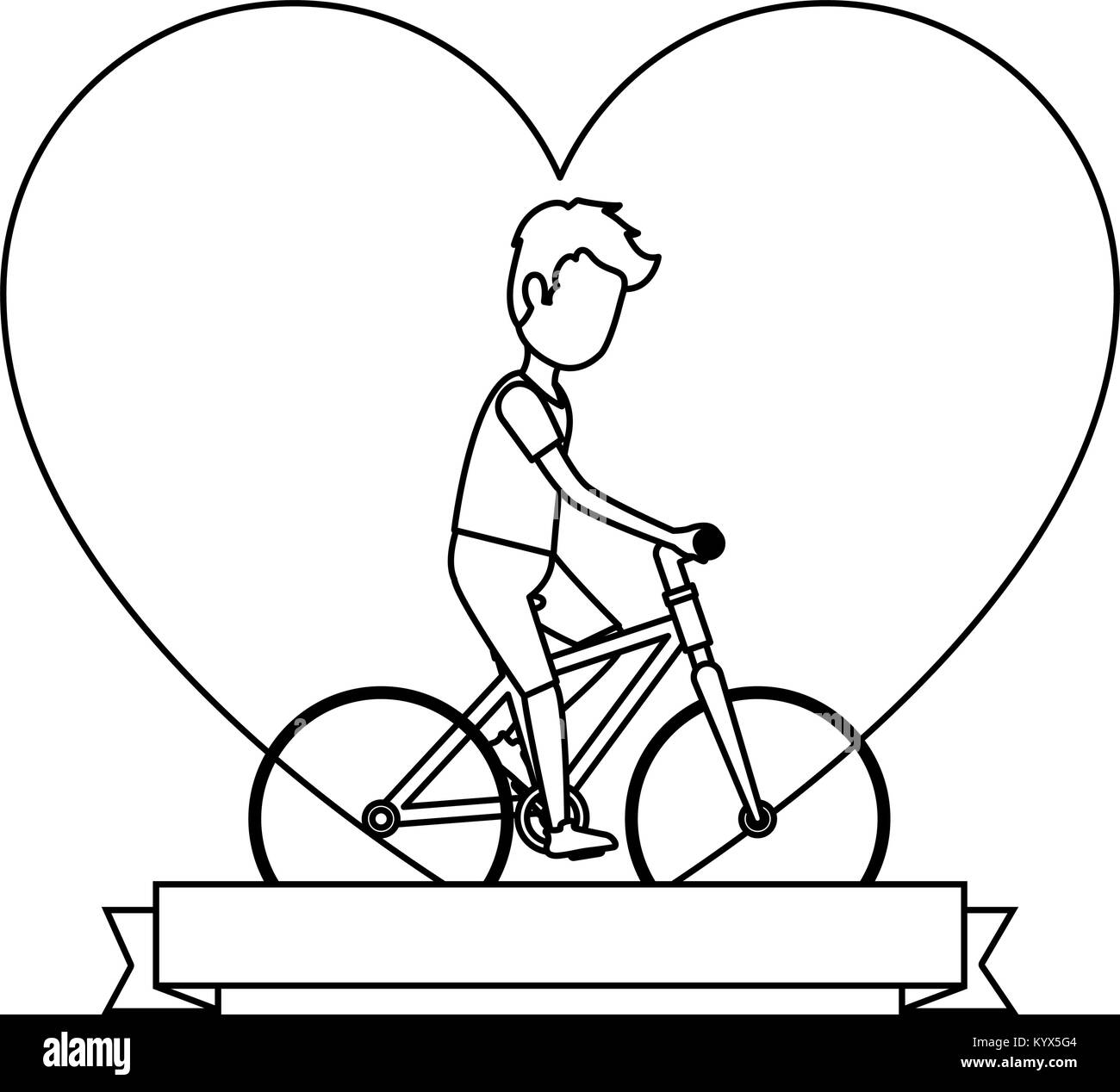 Teenage boy bicycle Black and White Stock Photos & Images - Alamy