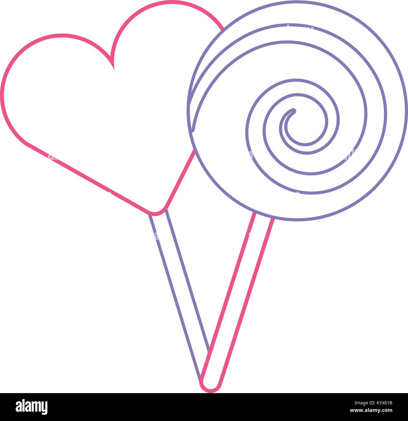 Purple round candy Stock Vector Images - Alamy