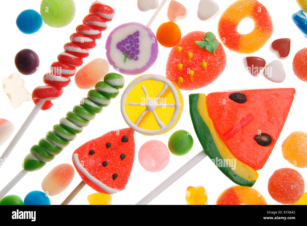 Lemon drop candy hi-res stock photography and images - Alamy