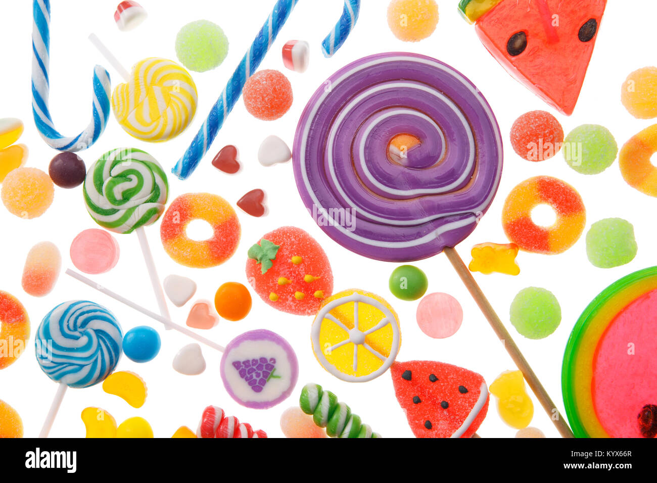 Large group of objects lollipop hi-res stock photography and images - Alamy