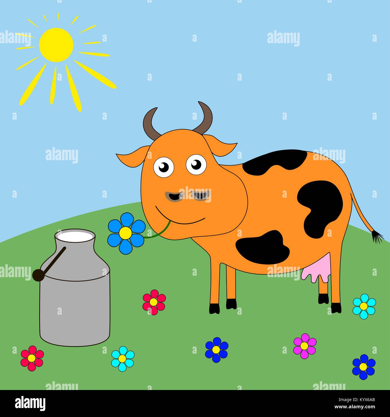 Cartoon Cow Stock Photos & Cartoon Cow Stock Images - Alamy