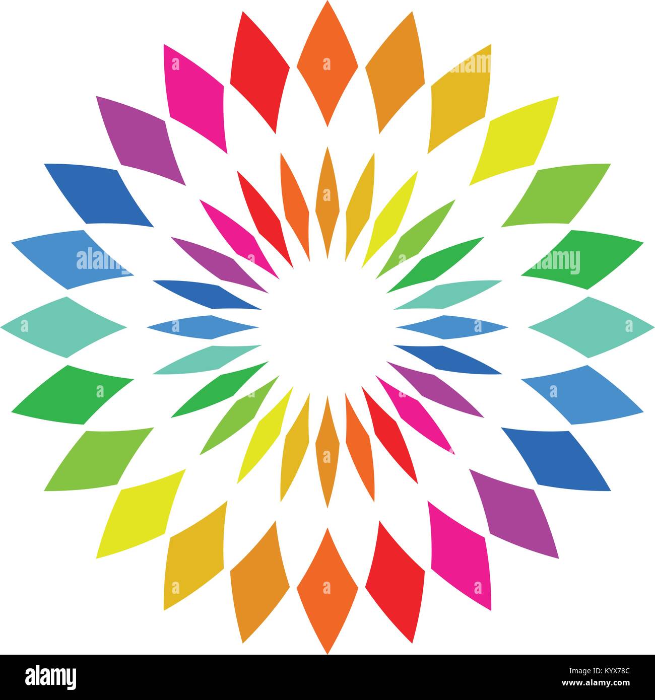 Color wheel palette - round spectrum swatch Stock Vector Image & Art ...