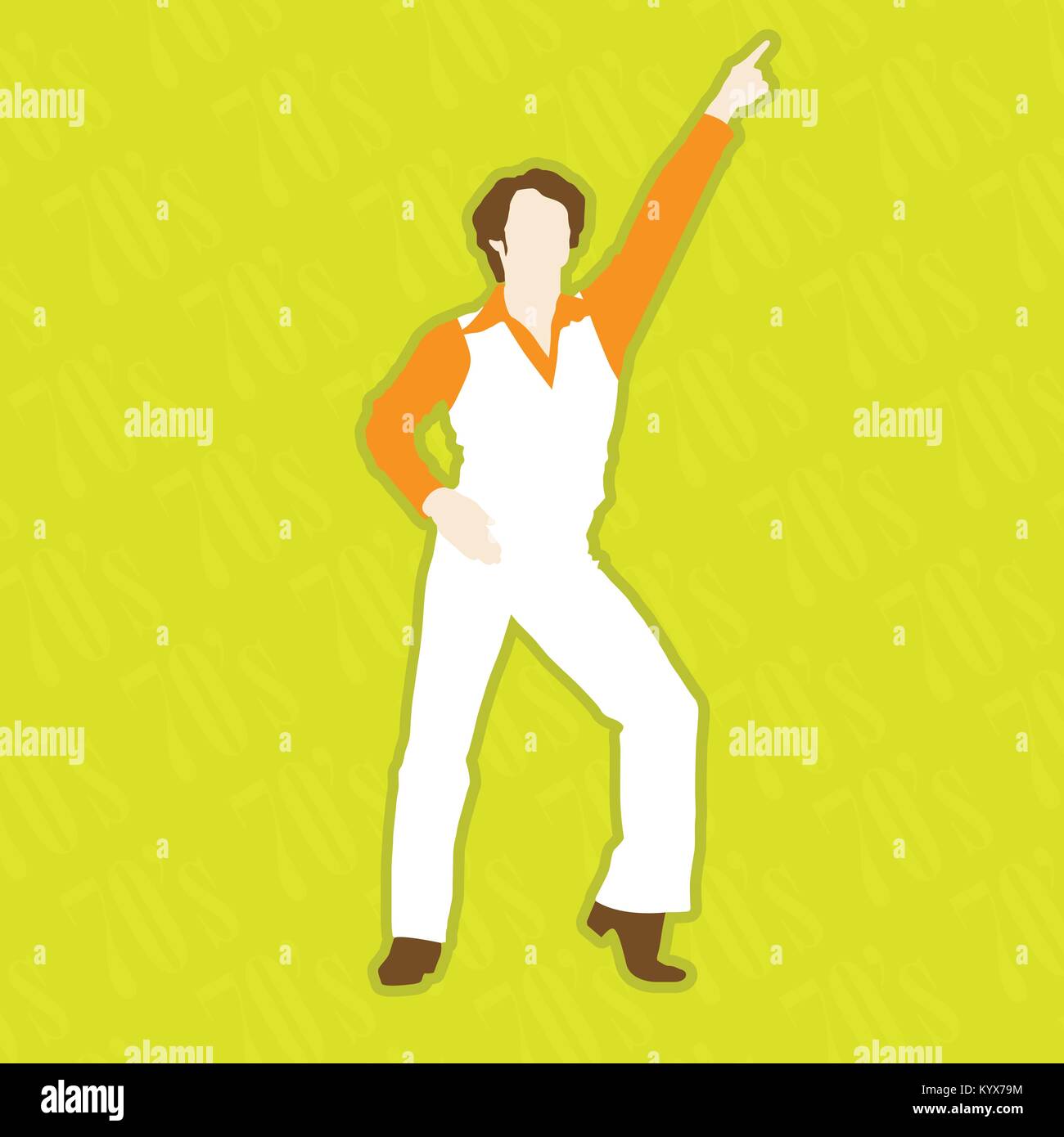 Dancer in retro style hi-res stock photography and images - Alamy