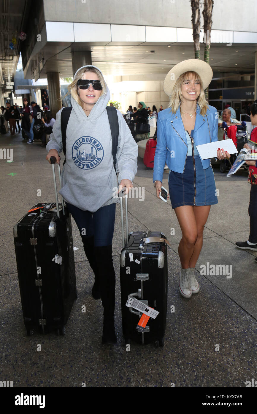 Jessica Hart at Los Angeles International Airport arrivals in Los ...