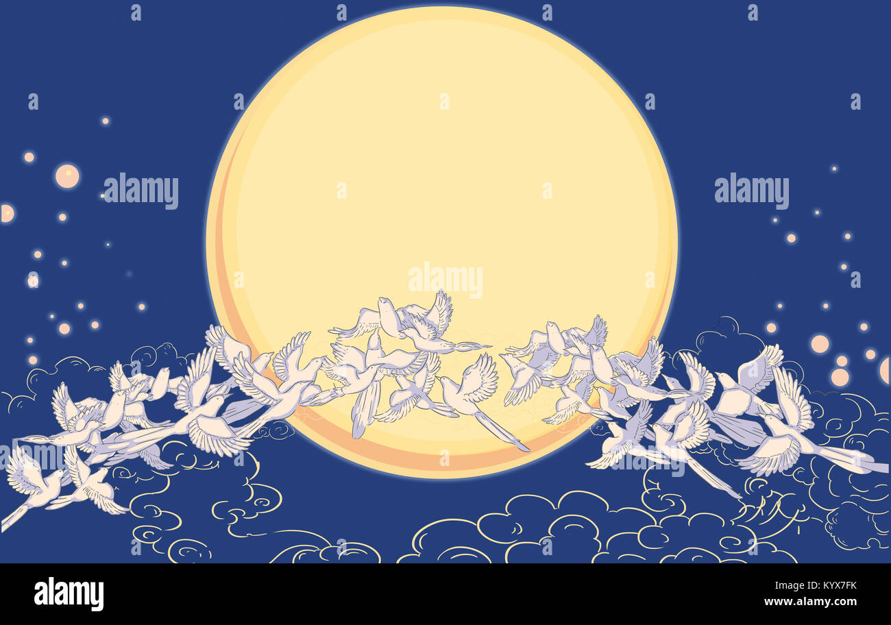 Immortals at the Magpie Bridge Stock Photo - Alamy