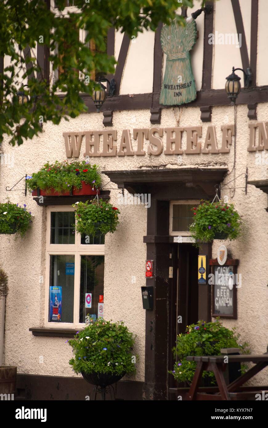 The Wheatsheaf Inn, Staindrop, County Durham Stock Photo - Alamy