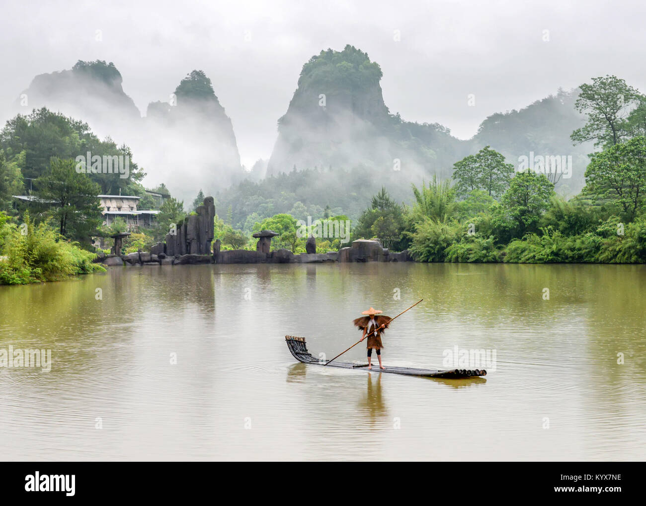 Wuyishan scenery of Fujian Province Stock Photo - Alamy