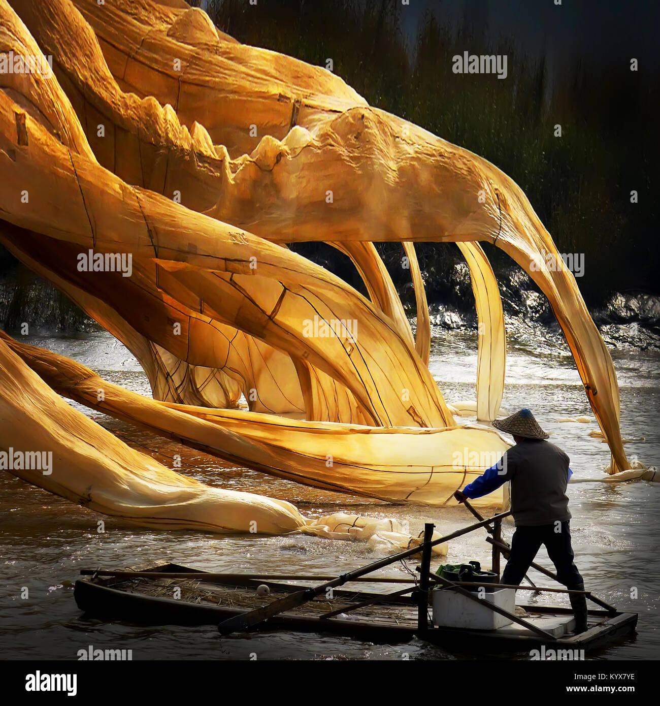 Fuding people's livelihood in Fujian Province Stock Photo - Alamy