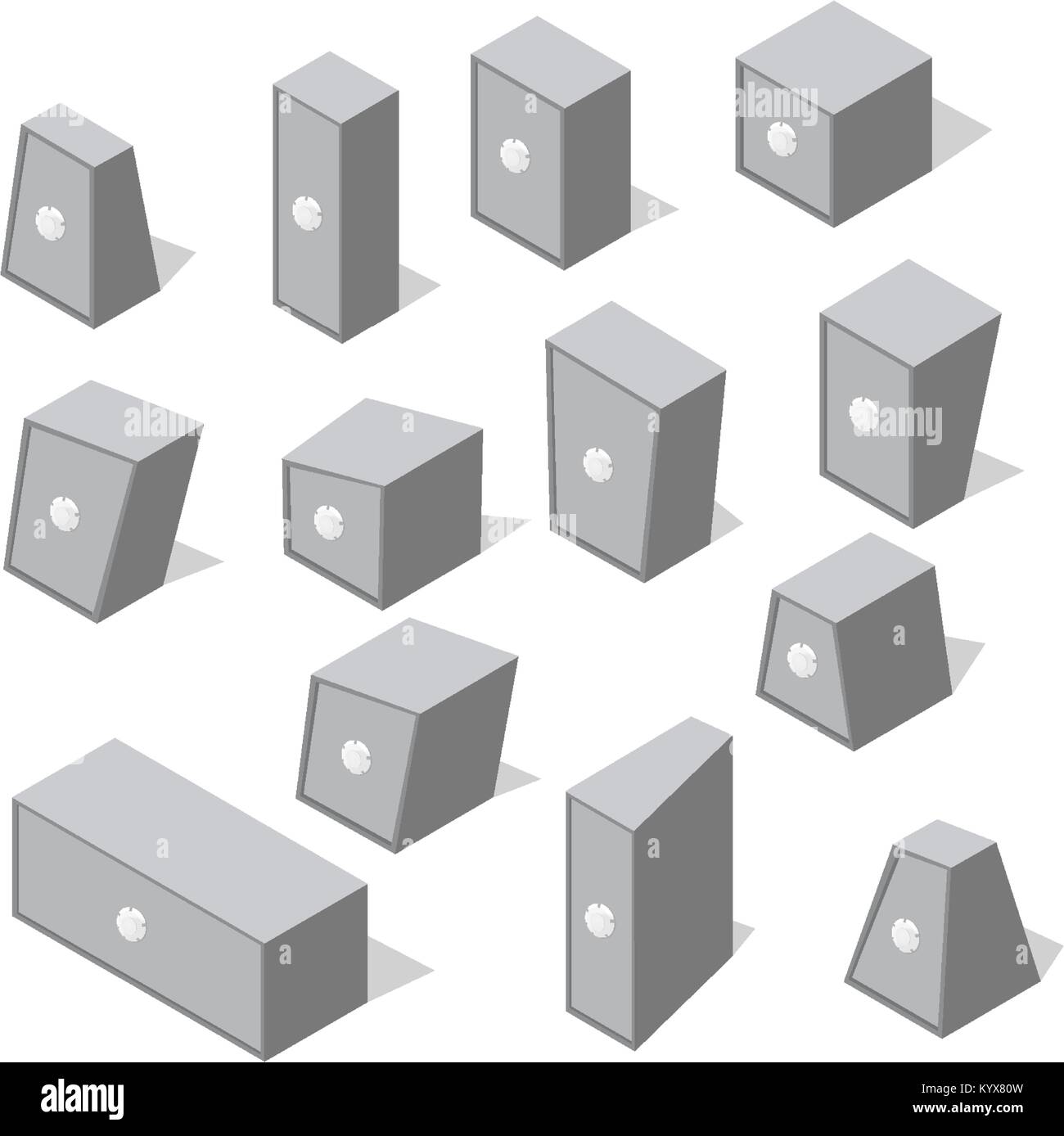 Metal boxes hi-res stock photography and images - Alamy