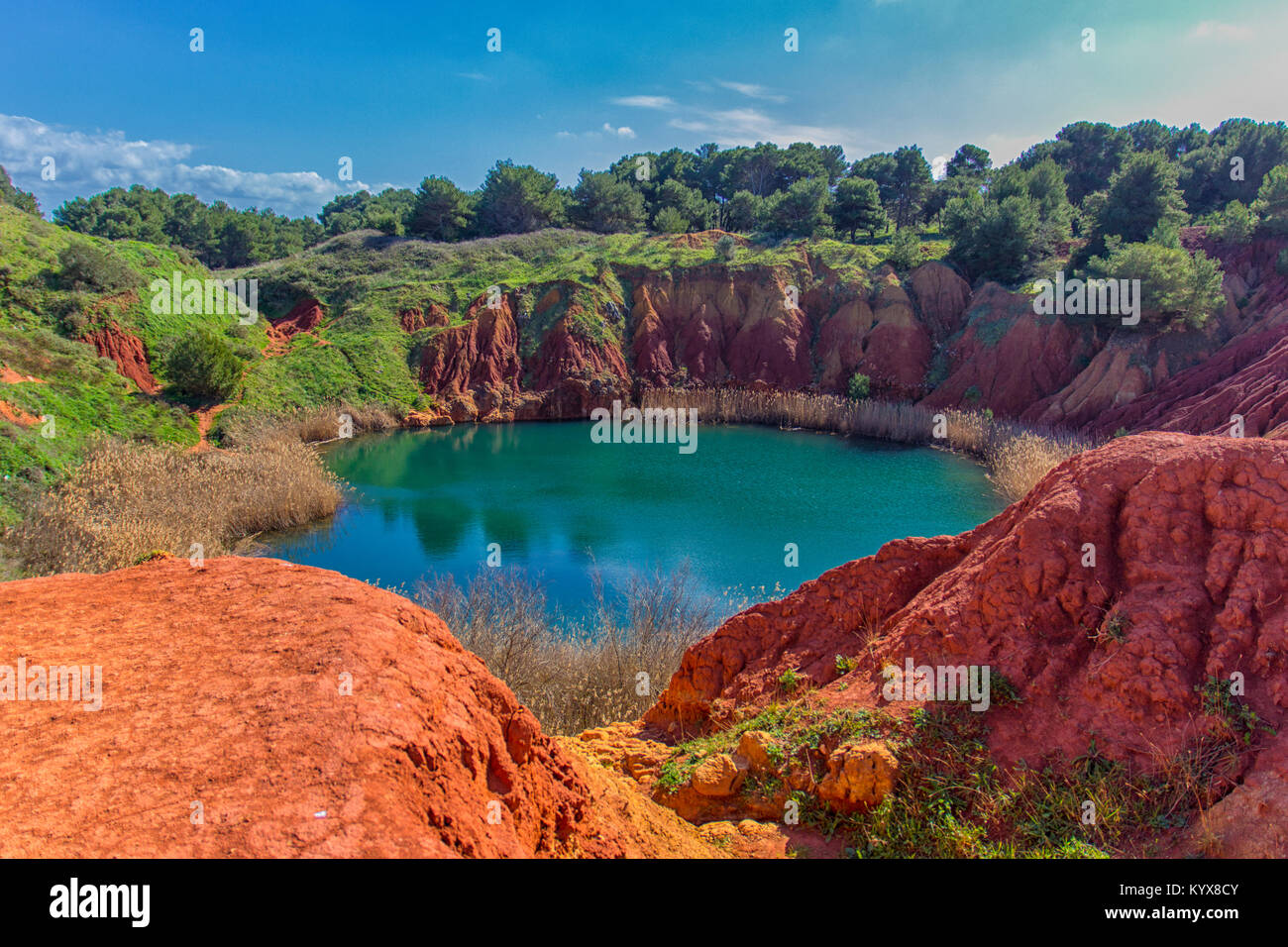 Bauxite Quarry Of Otranto High Resolution Stock Photography and Images ...