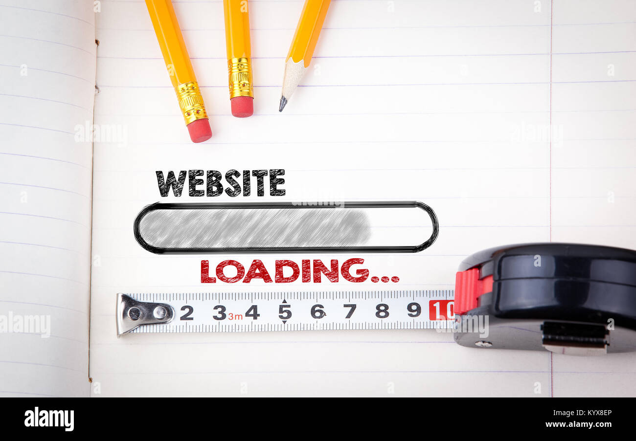 Website Design Content. Stationery and notebook, business background ...