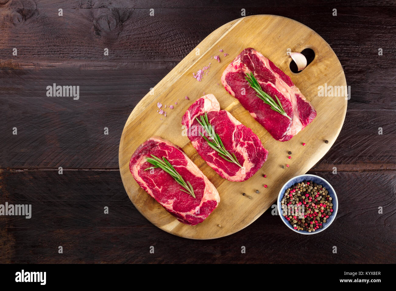 Beef chuck cut on slices hi-res stock photography and images - Alamy