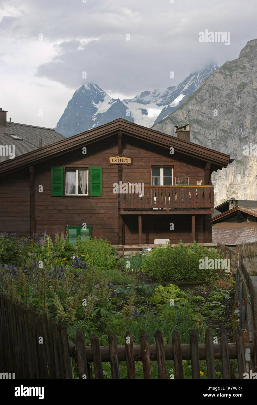 Murren Village House Switzerland High Resolution Stock Photography and ...