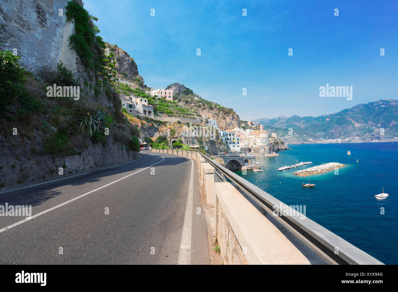 Positano amalfi drive italy hi-res stock photography and images - Alamy