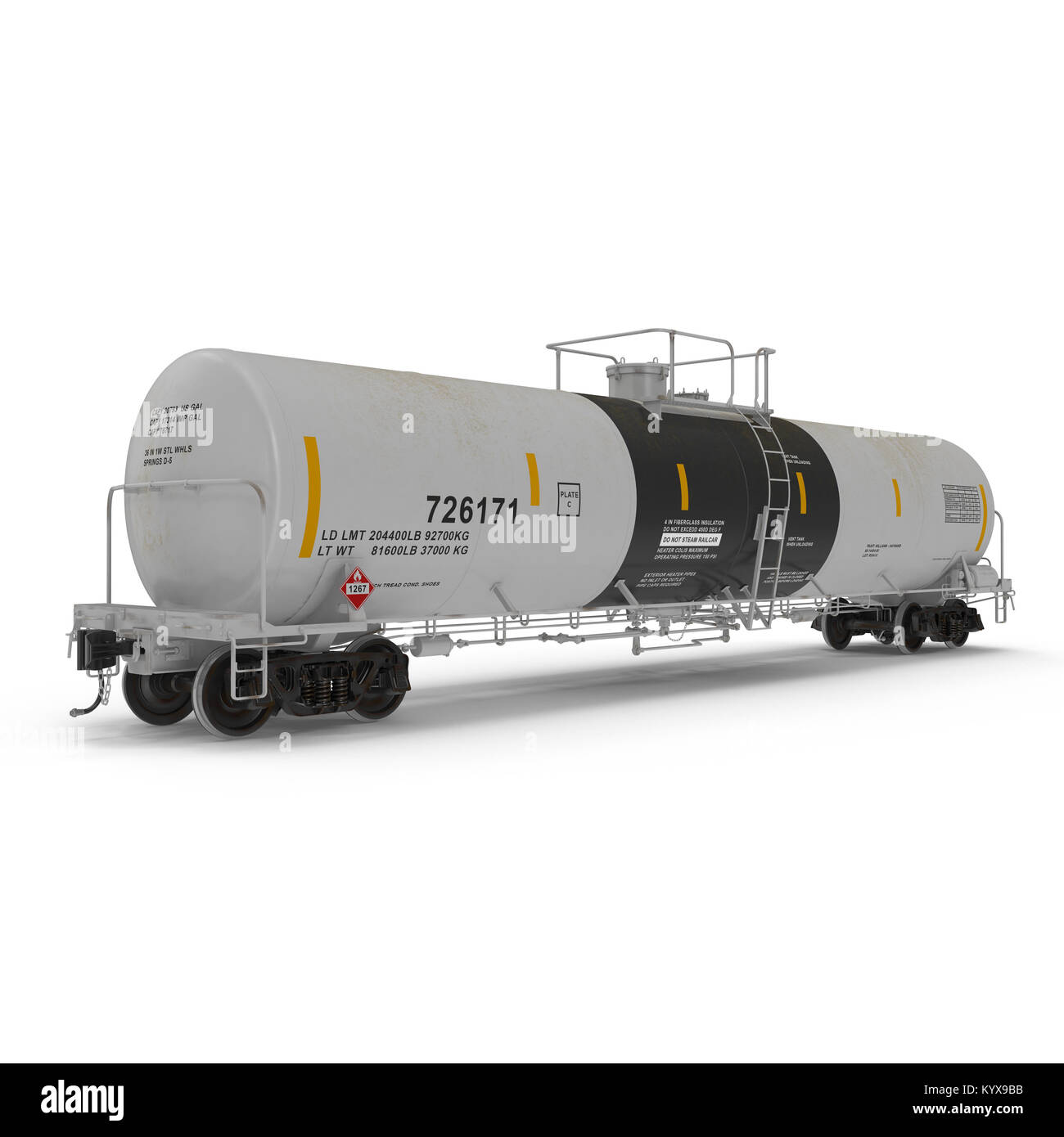 White rail tank car hi-res stock photography and images - Alamy