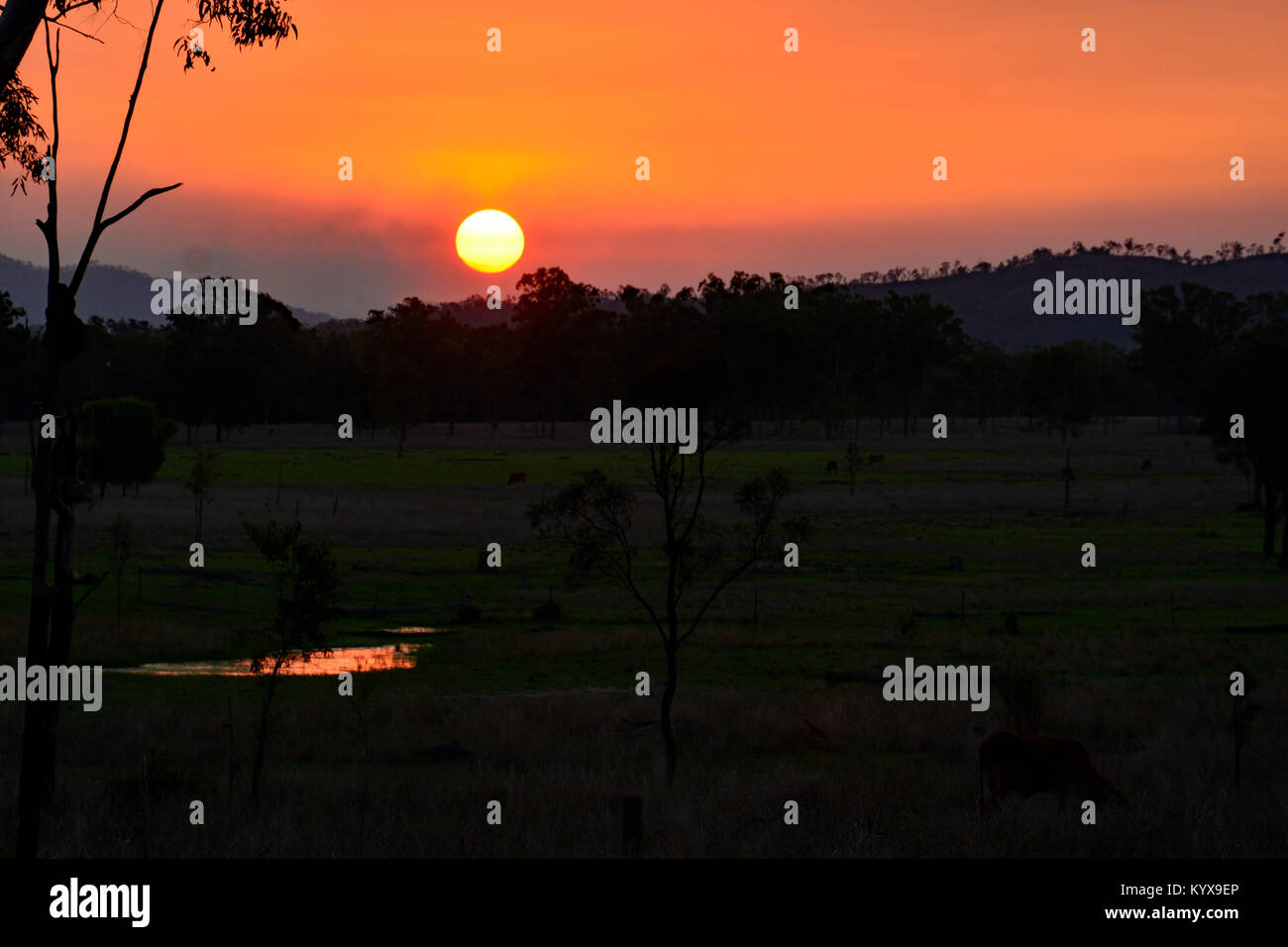 Australian sun set hi-res stock photography and images - Alamy