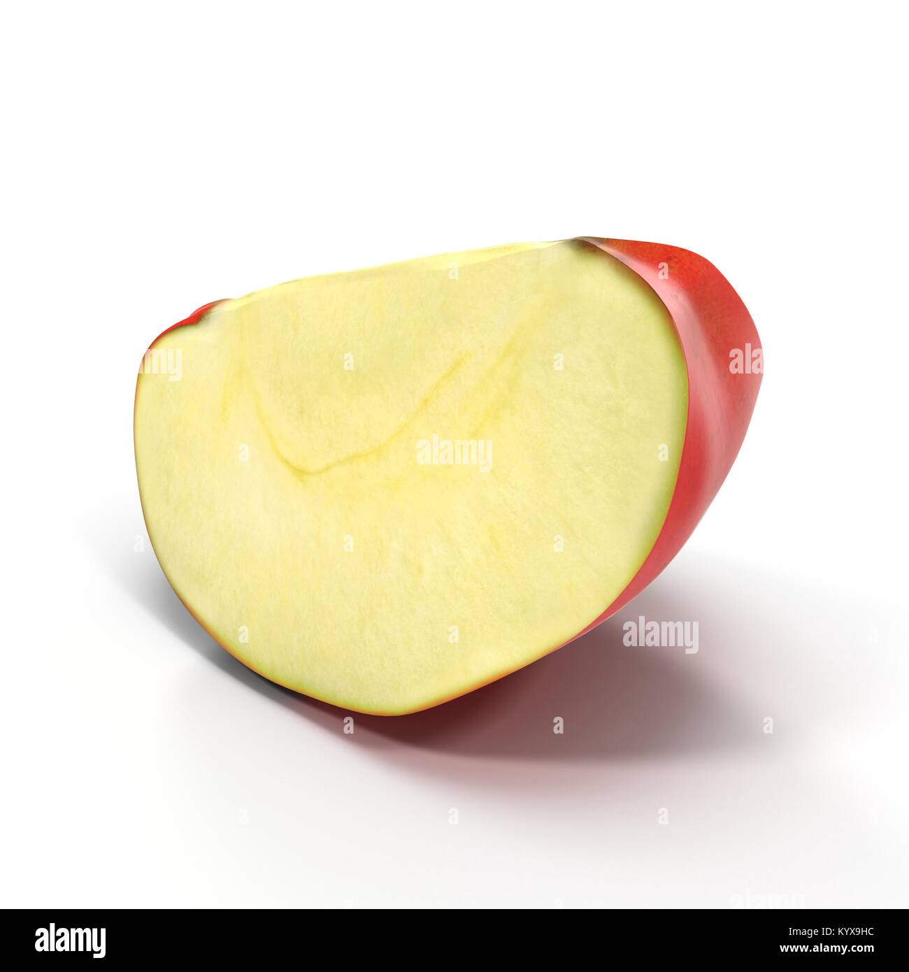 3d illustration apple half seed hi-res stock photography and images - Alamy