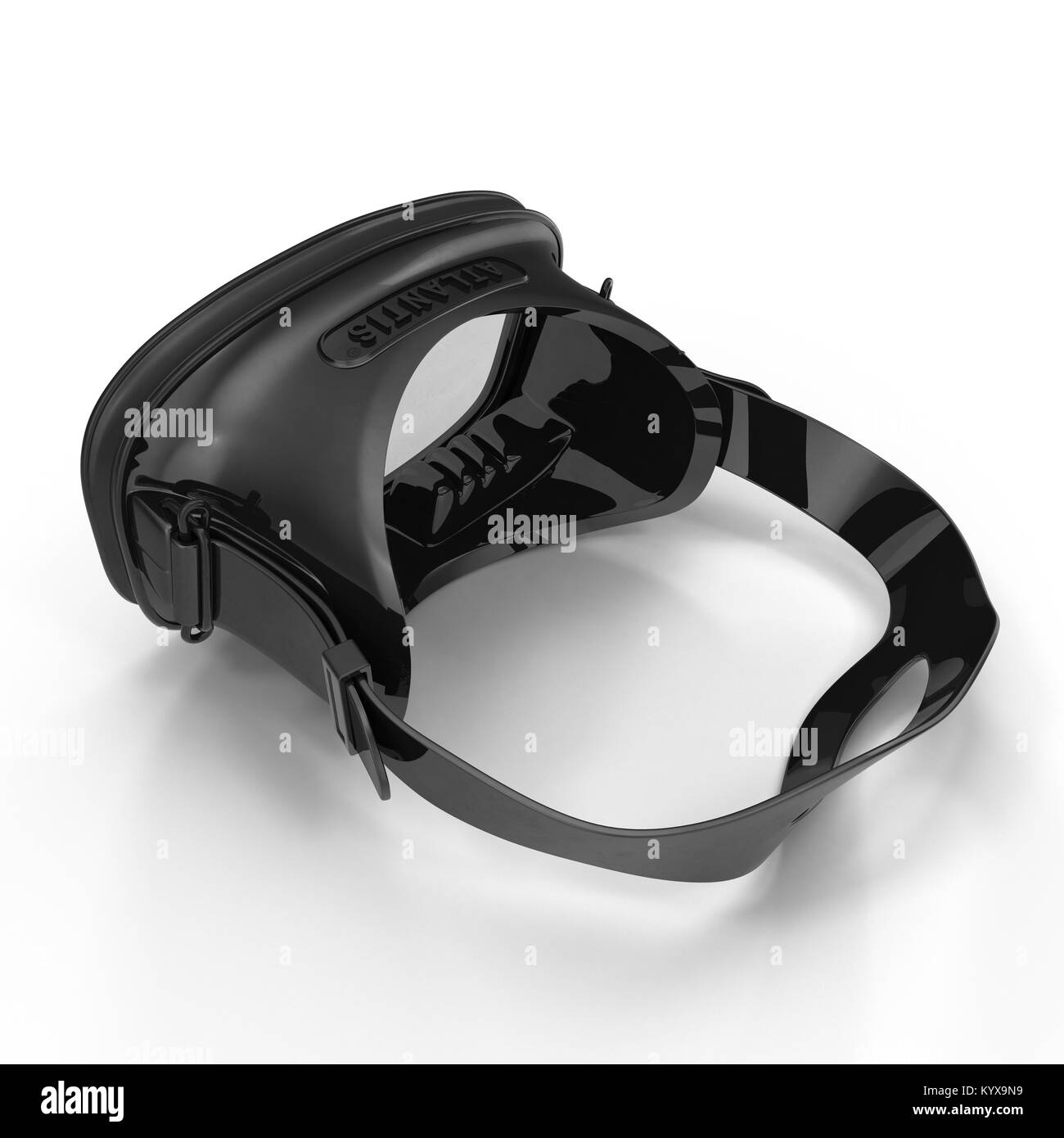 Rear view scuba diver swimming hi-res stock photography and images - Alamy