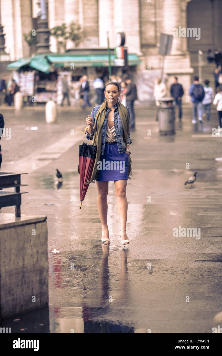 Woman Heels Puddle High Resolution Stock Photography and Images - Alamy