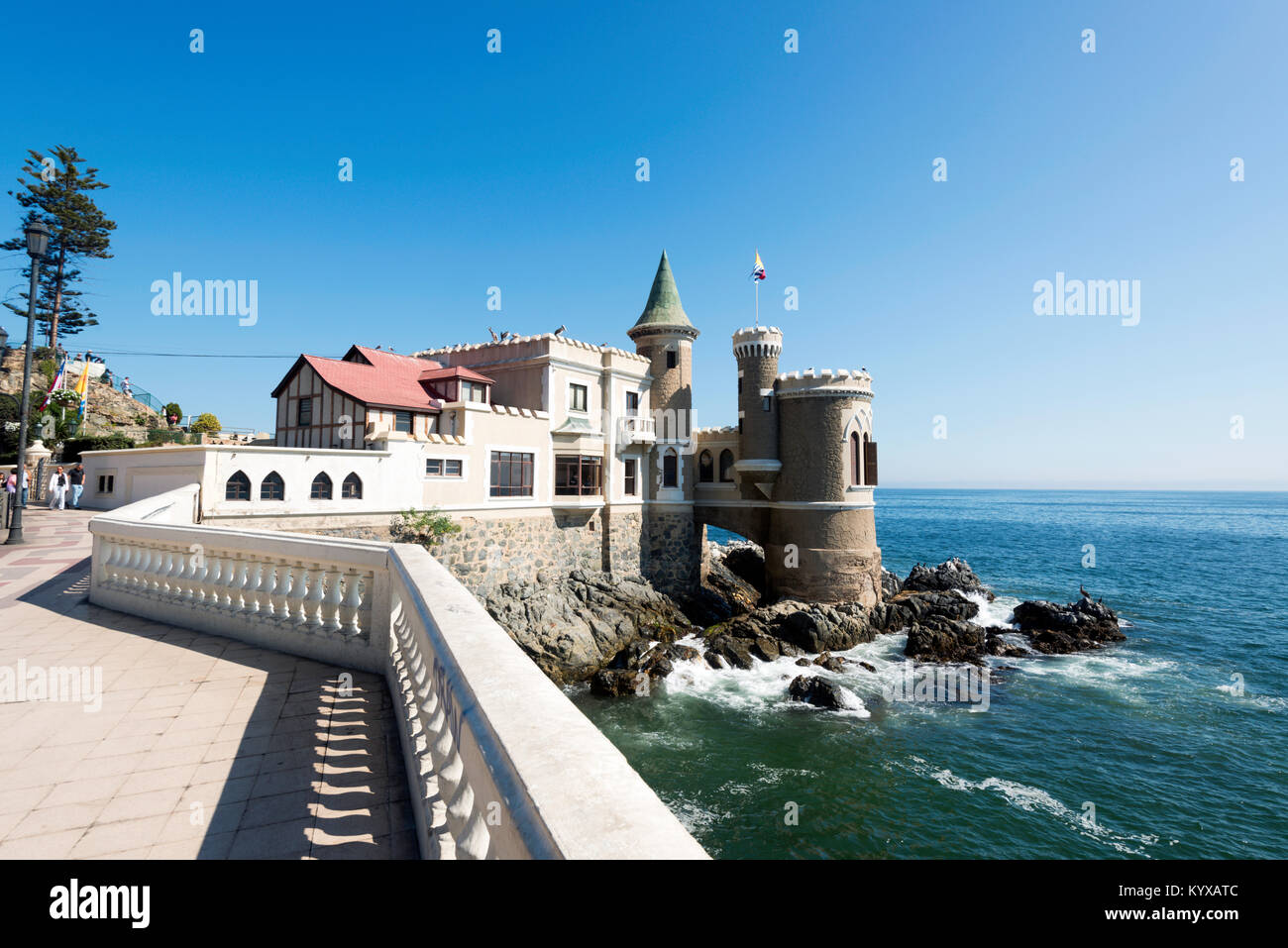 Viña del Mar, Wulff Castle, Chile Stock Photo - Alamy