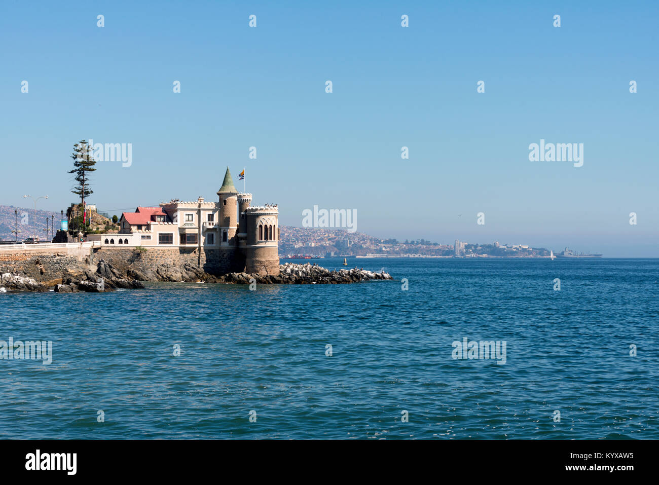 Viña del Mar, Wulff Castle, Chile Stock Photo - Alamy