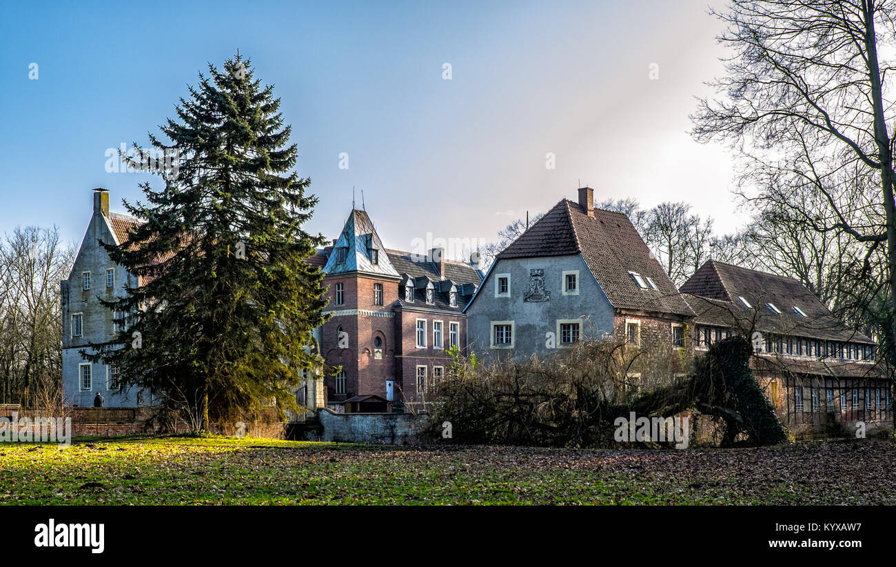 Senden, Coesfeld, Münsterland December 2017 - Watercastle Wasserschloss ...