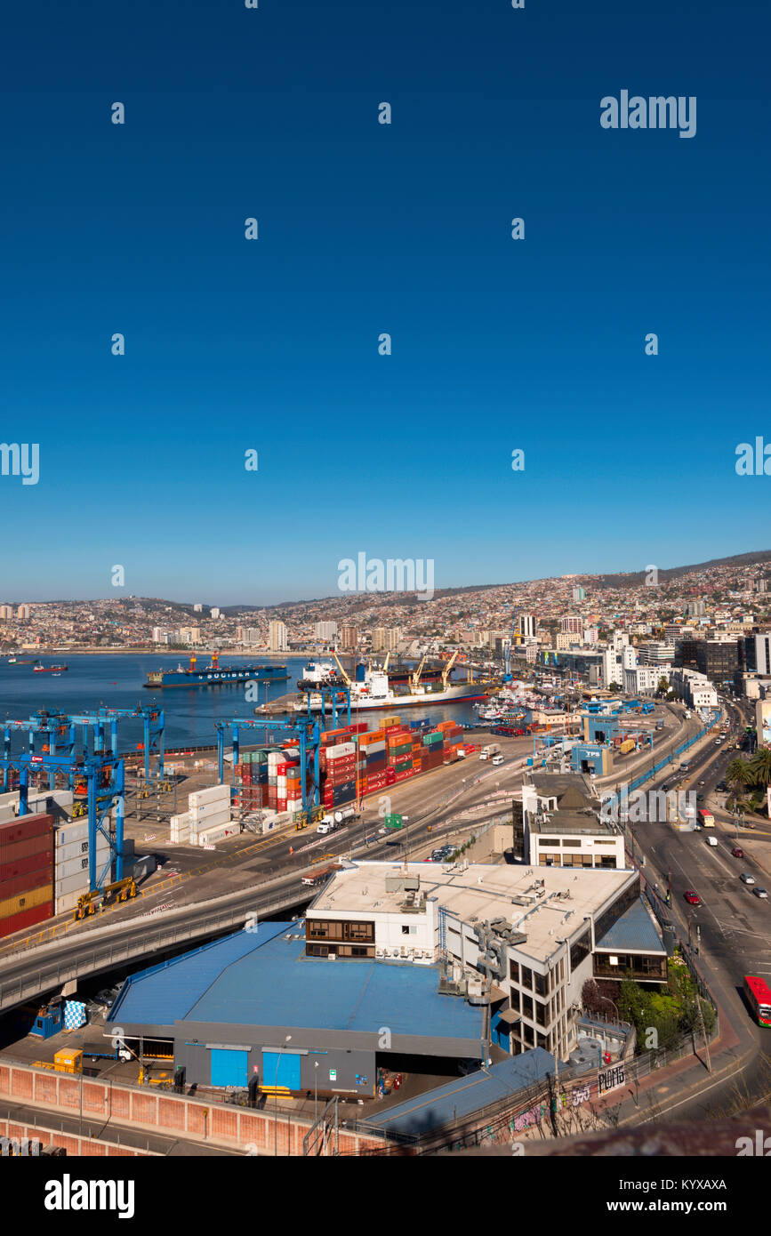 port in Valparaiso, Chile Stock Photo - Alamy