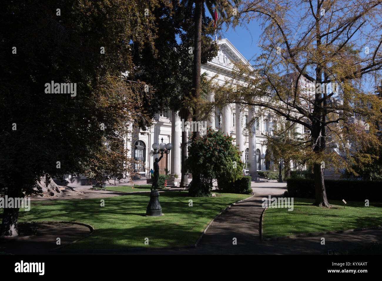 The Former National Congress Building, Santiago de Chile Stock Photo ...