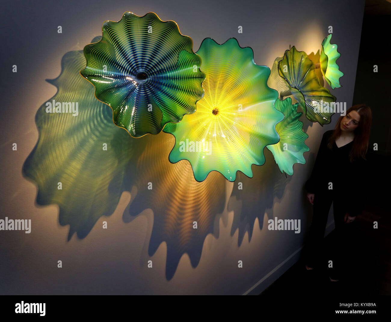 Embargoed to 2200 Wednesday January 17 A visitor looks at Topaz ...