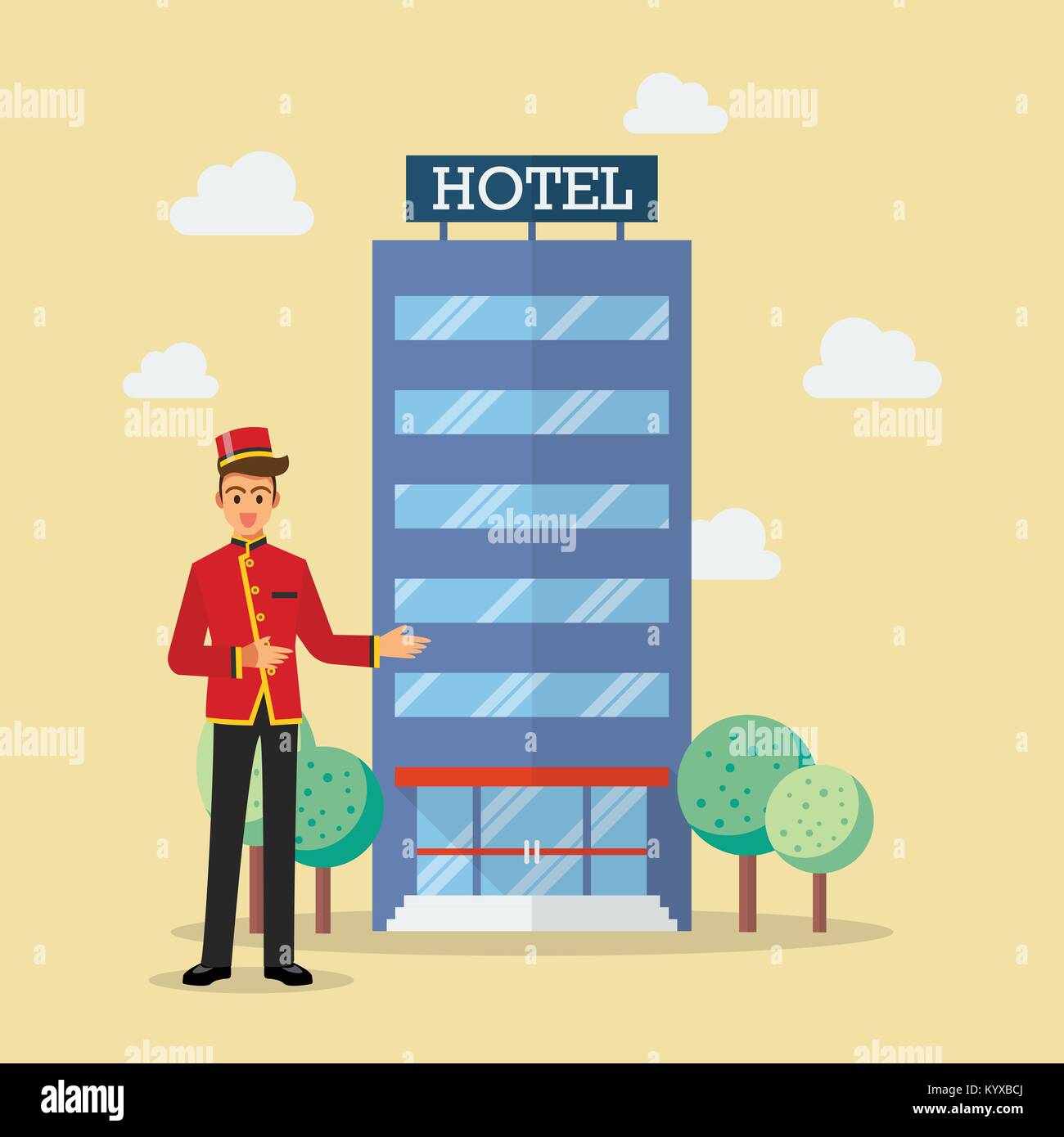Guesthouse vector vectors hi-res stock photography and images - Alamy