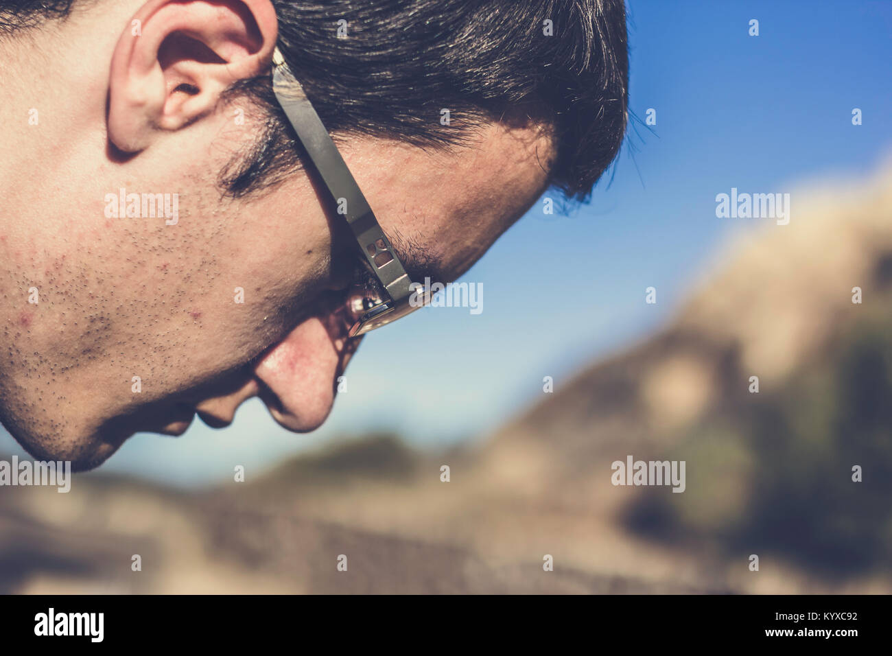 Concentrated face hi-res stock photography and images - Alamy