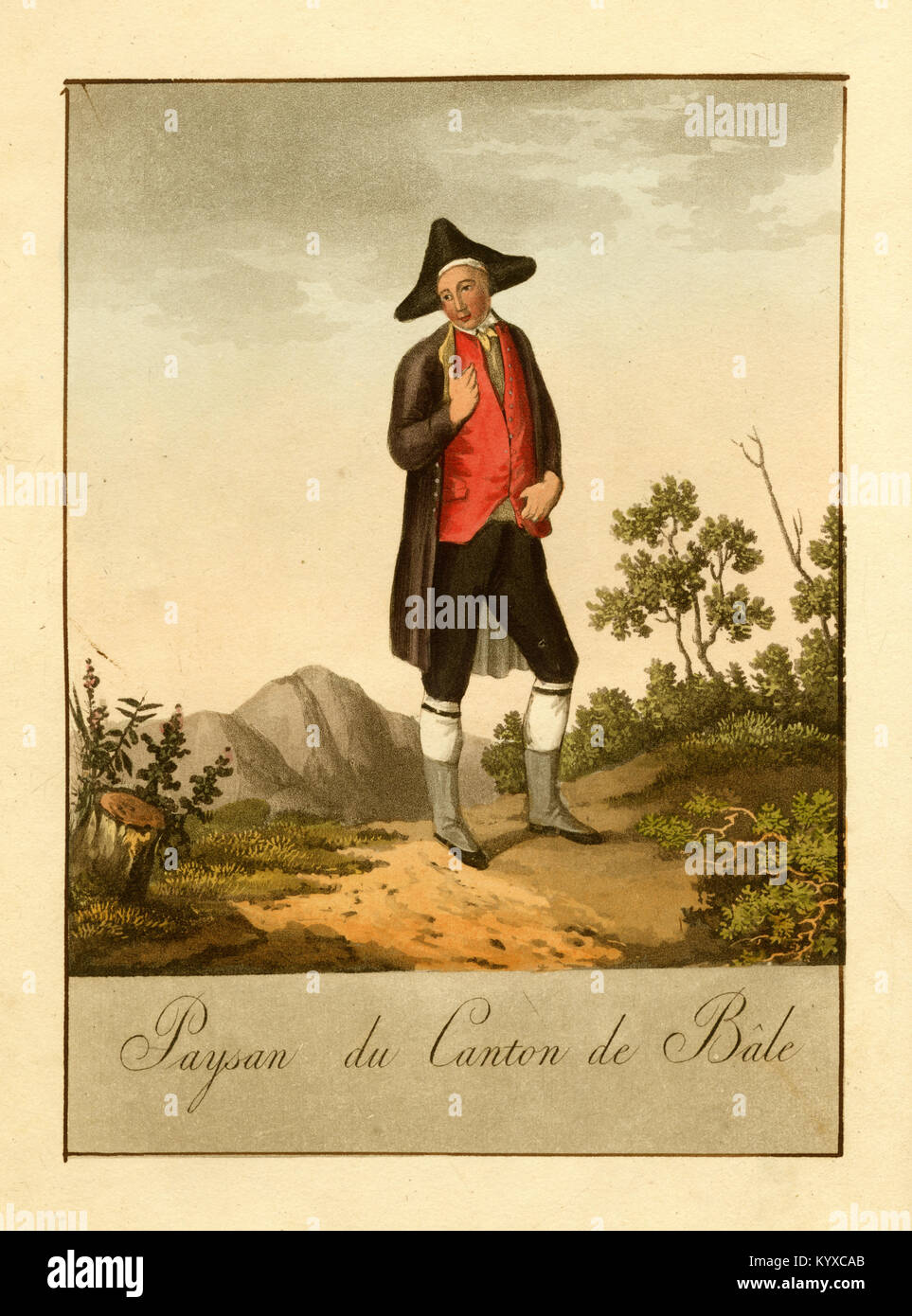 Paysanne du Canton de Bale Stock Photo - Alamy