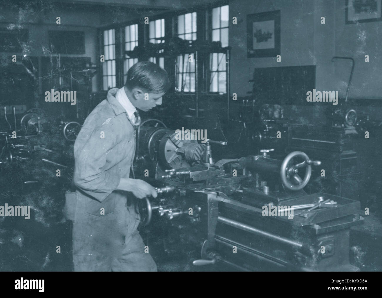 High School work shop Stock Photo - Alamy