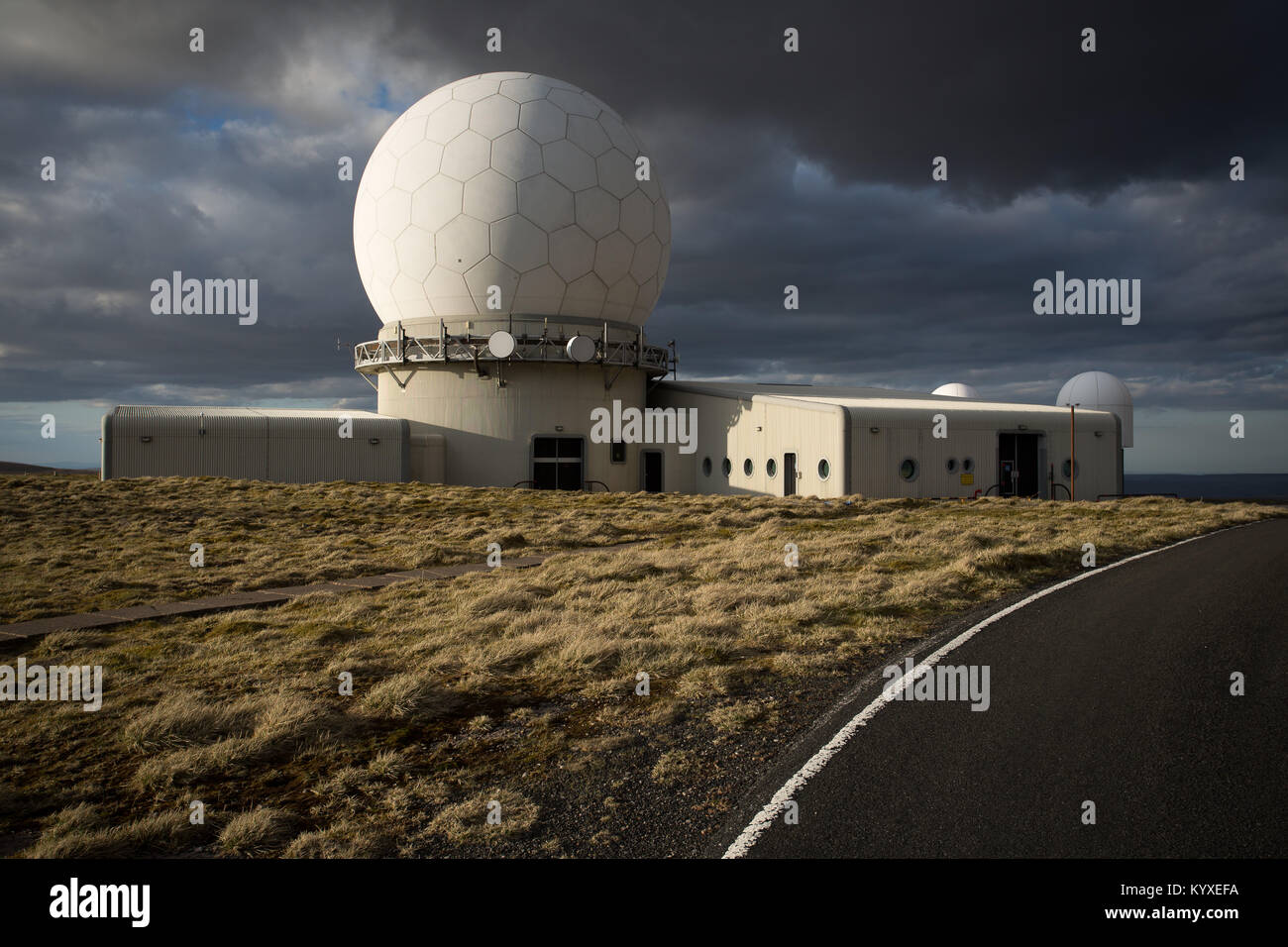 Storm clouds gather over the National Air Traffic Services Radar ...
