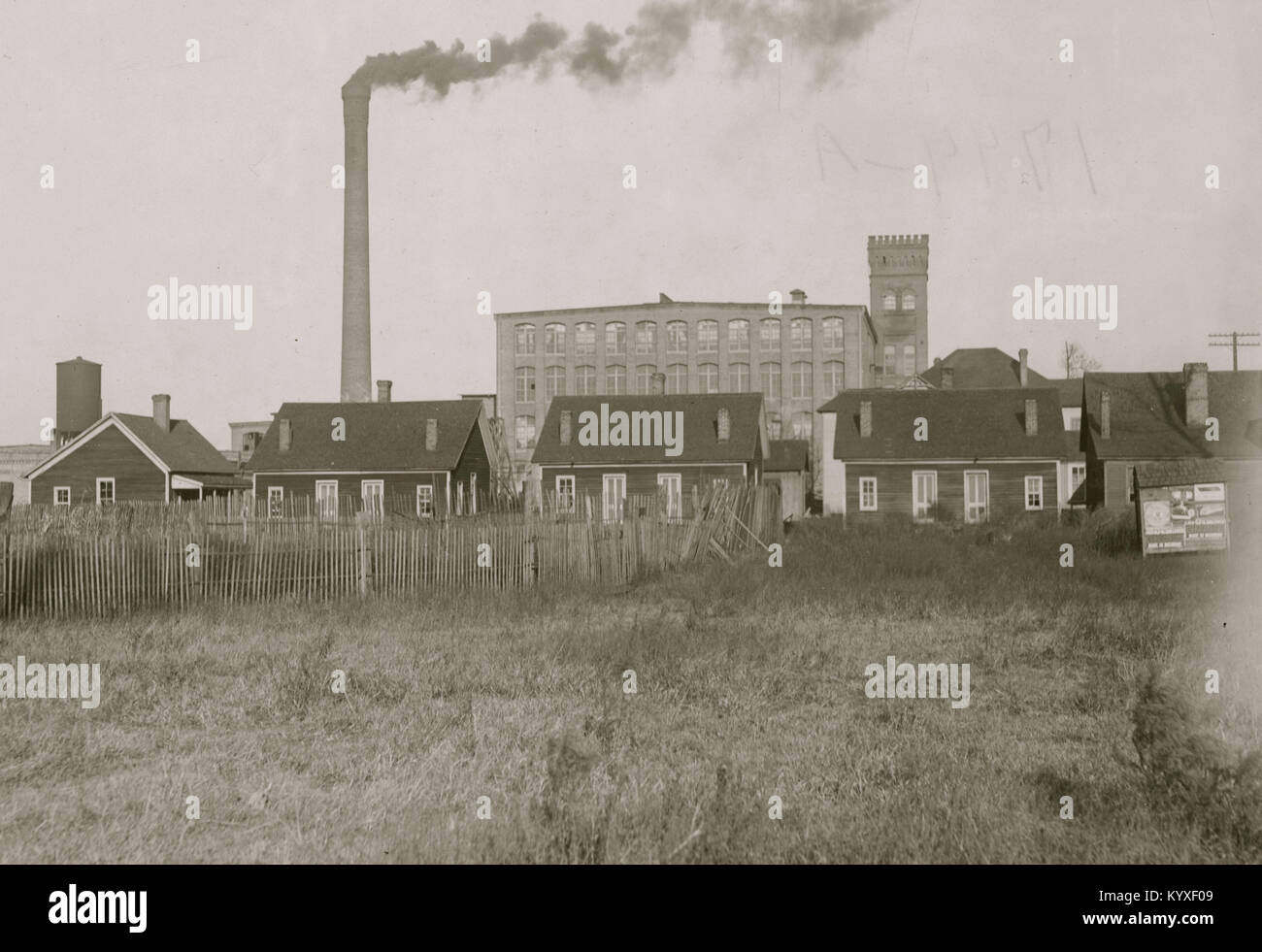 Hell's Half Acre, a row of disreputable houses at the edge of the mill ...