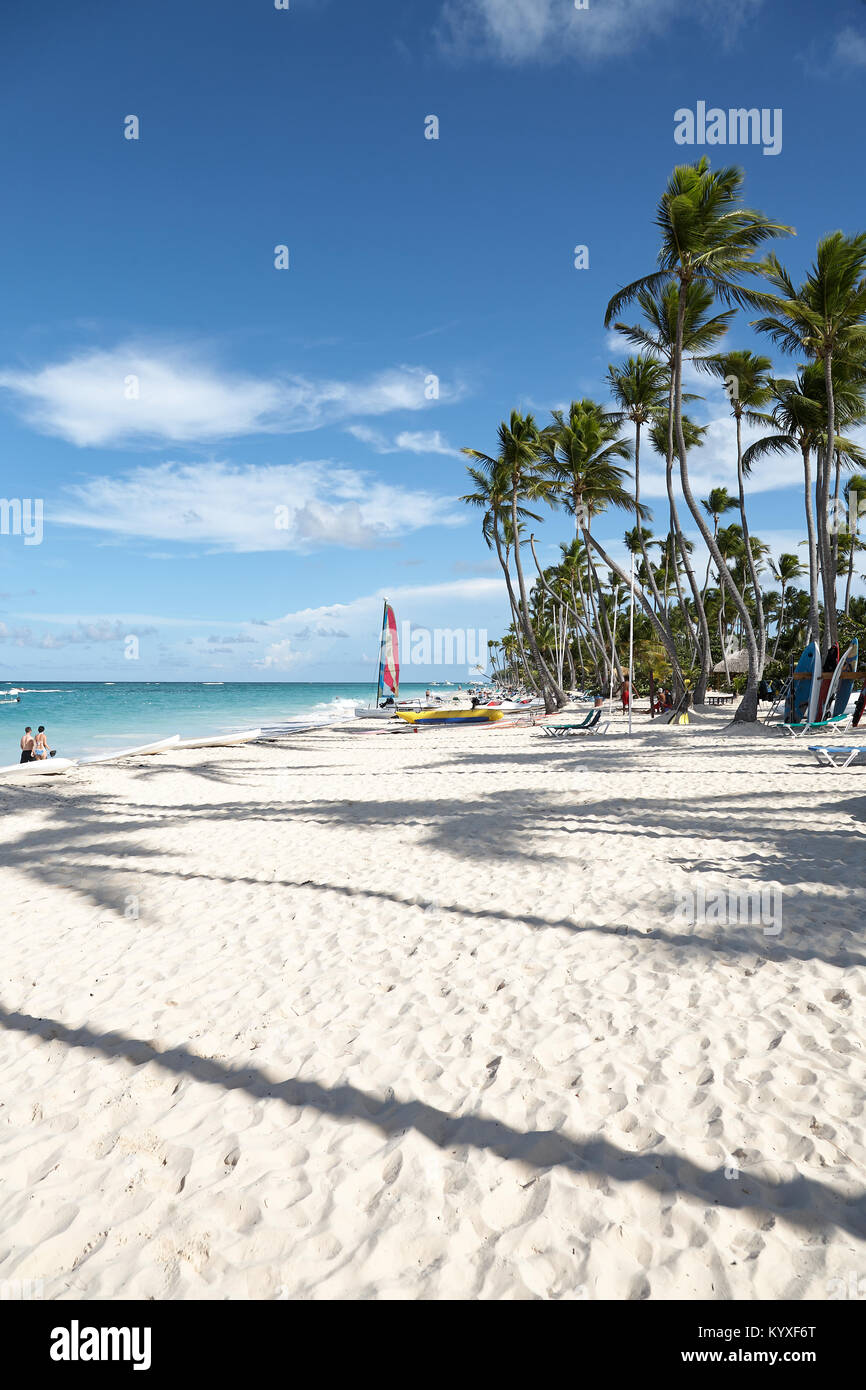 Beach Punta Cana, holiday resort. Dominican Republic Stock Photo - Alamy
