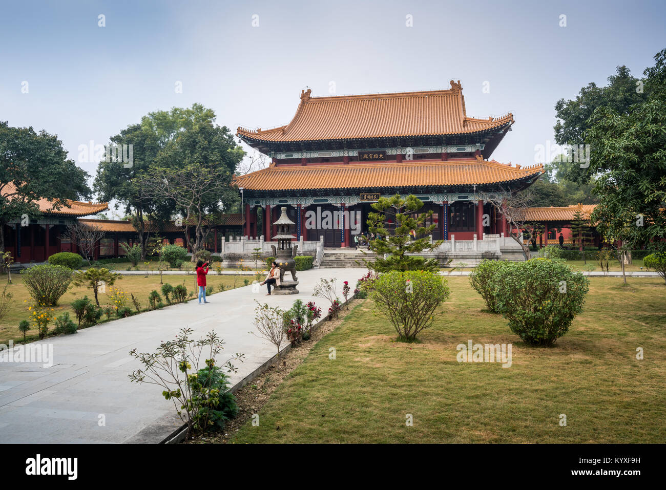 Chinese monastery, Lumbini, Nepal, Asia Stock Photo - Alamy