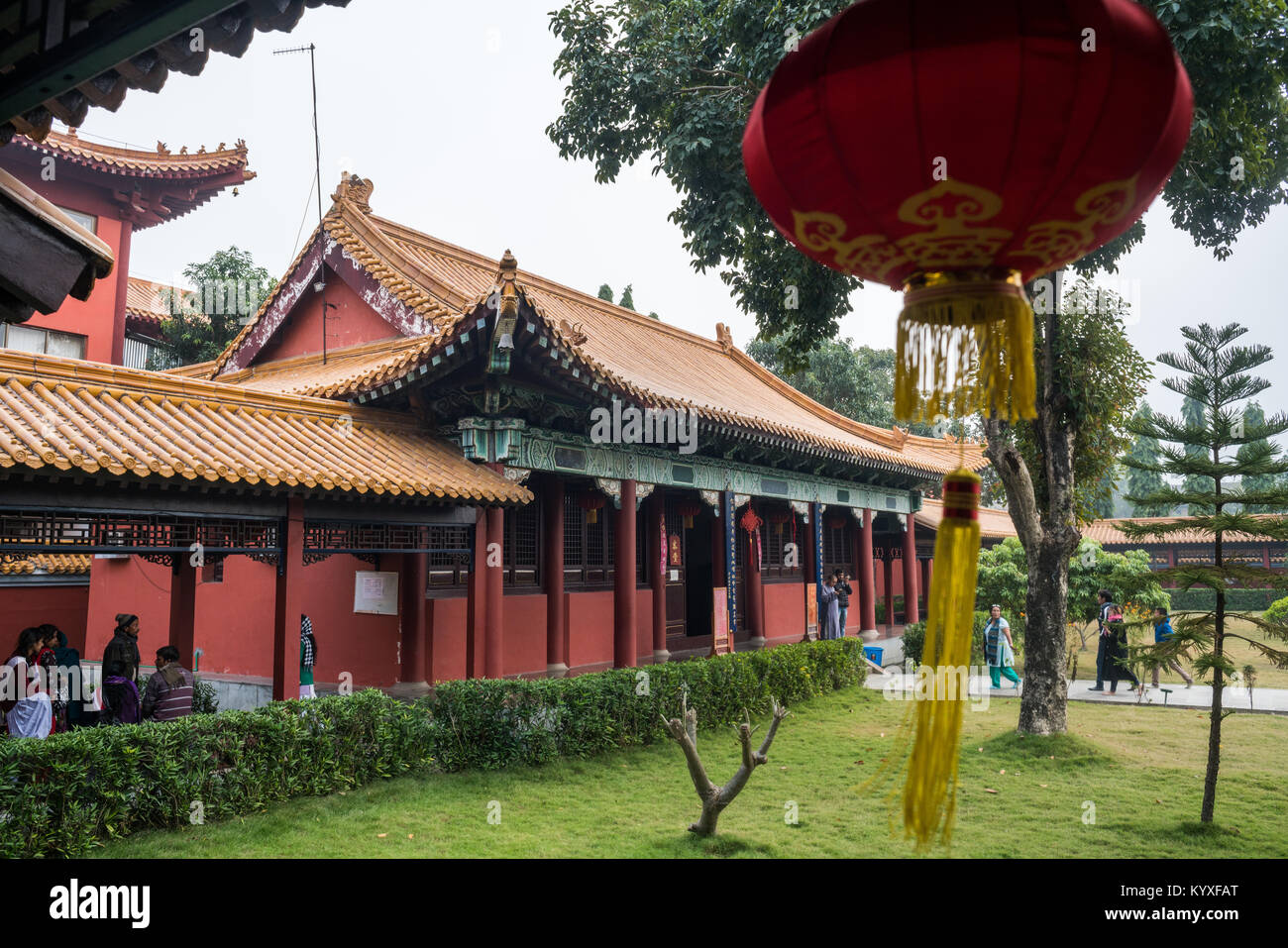 Chinese monastery, Lumbini, Nepal, Asia Stock Photo - Alamy
