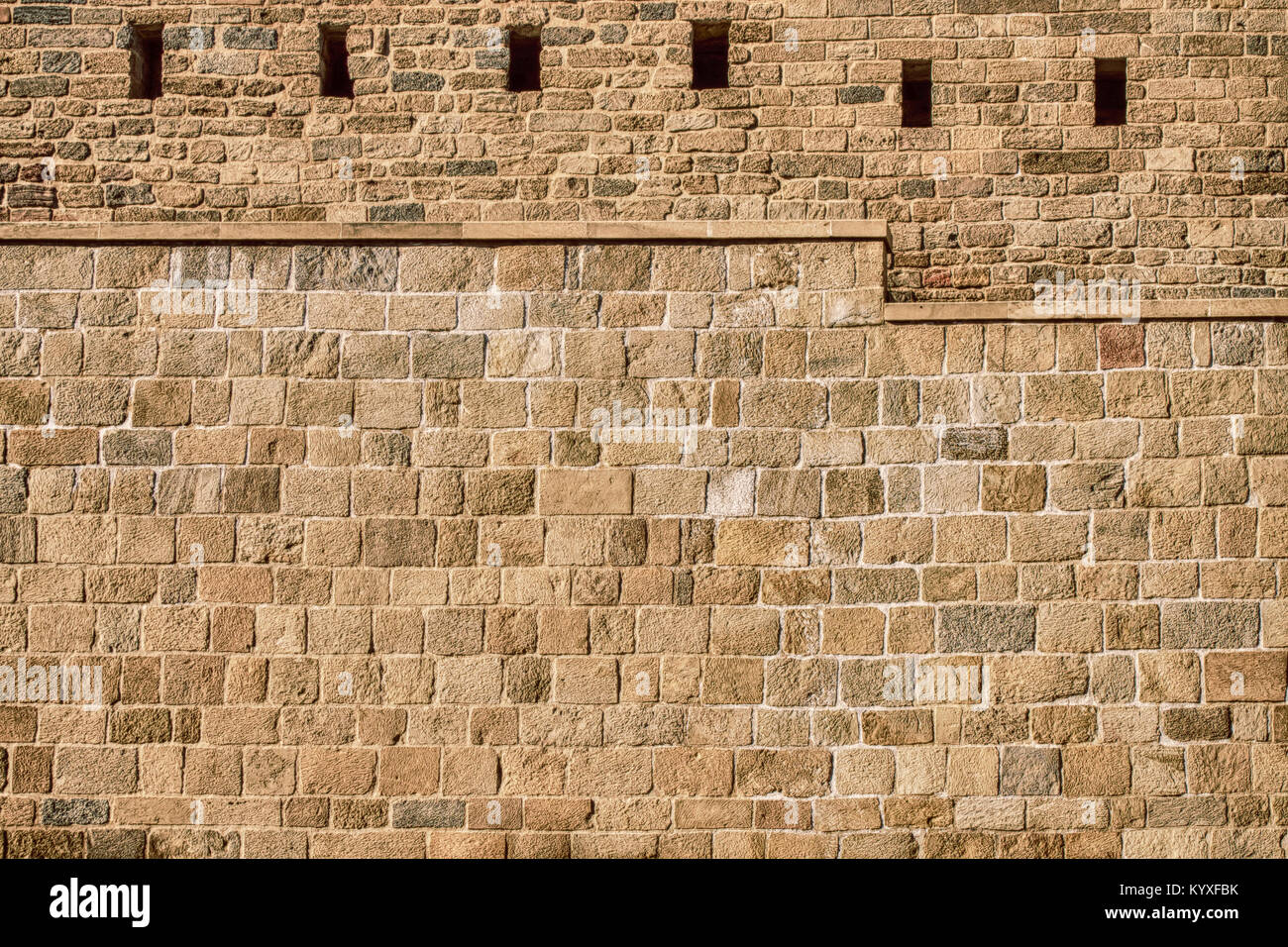 Real fortress wall background Stock Photo - Alamy
