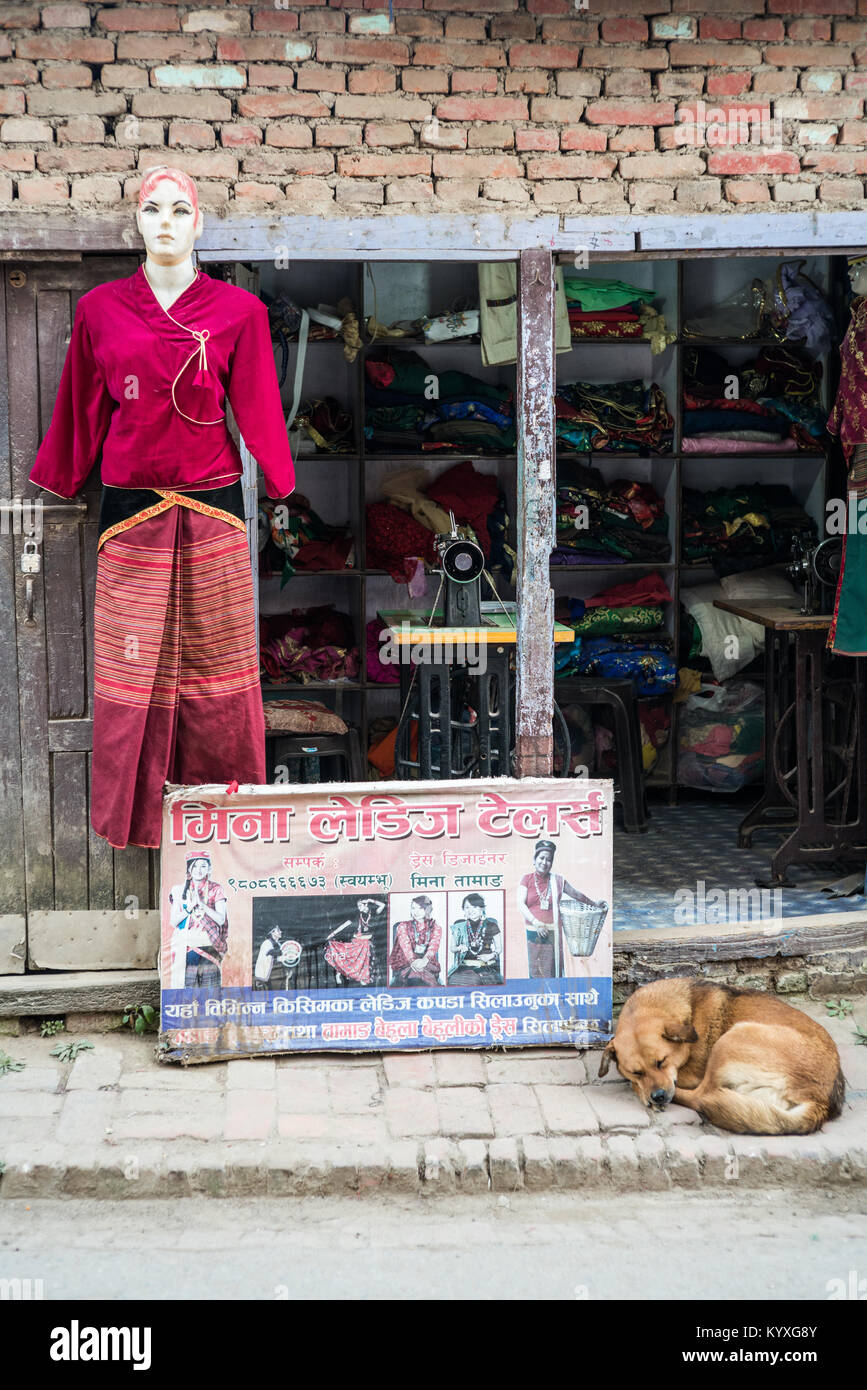 Street scene, Kathmandu, Nepal, Asia Stock Photo - Alamy