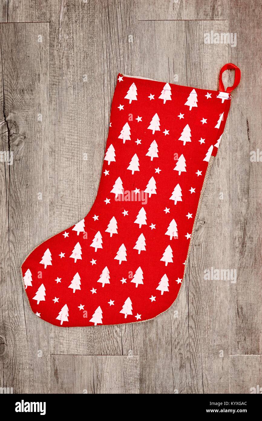 A studio photo of a christmas stocking Stock Photo - Alamy