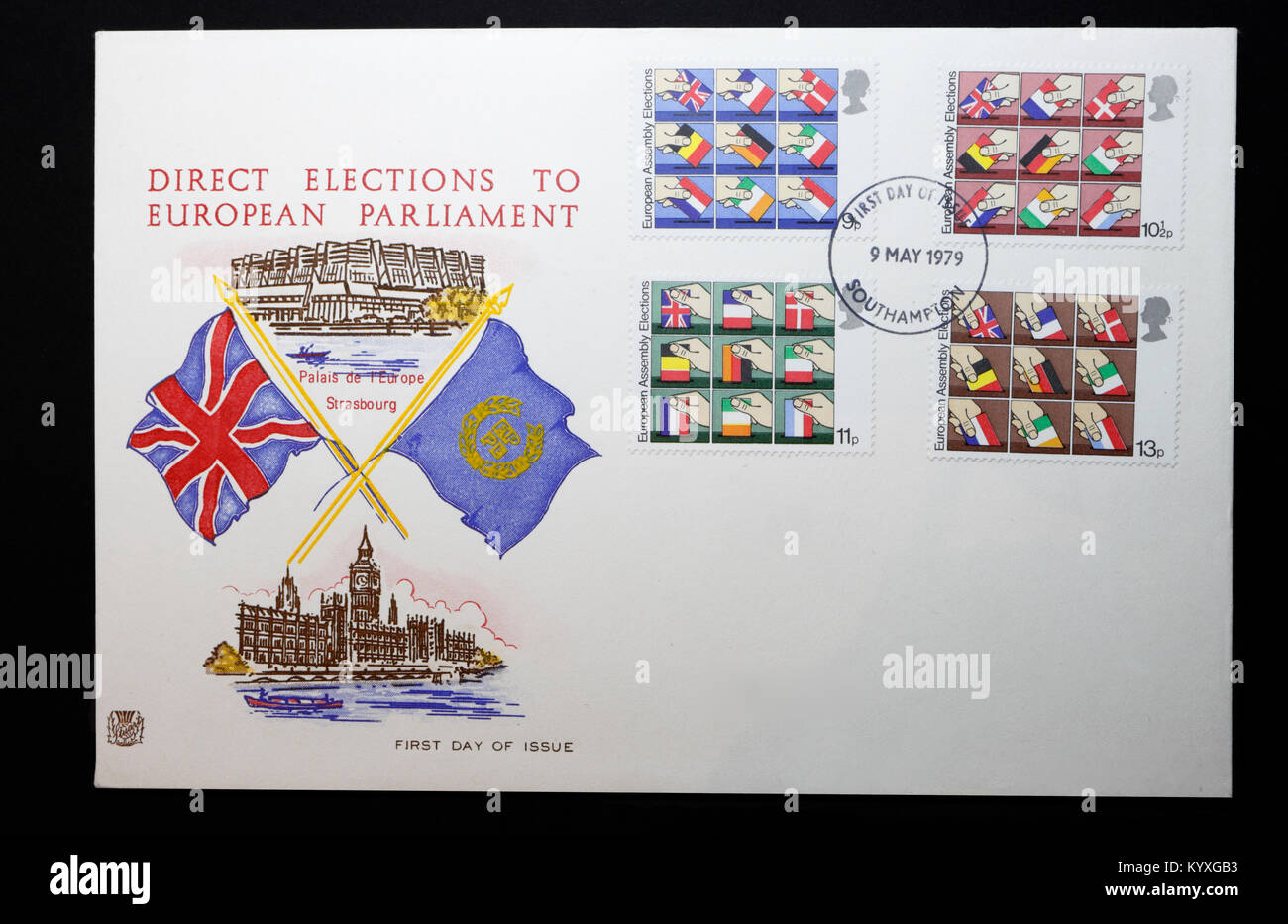 British Commemorative Stamps to celebrate Direct elections to european ...