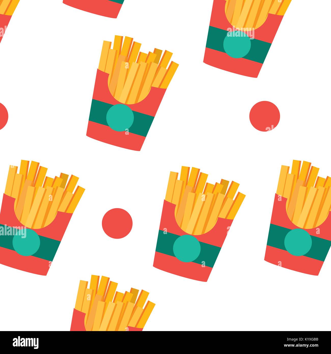 French fries background Stock Vector Image & Art - Alamy