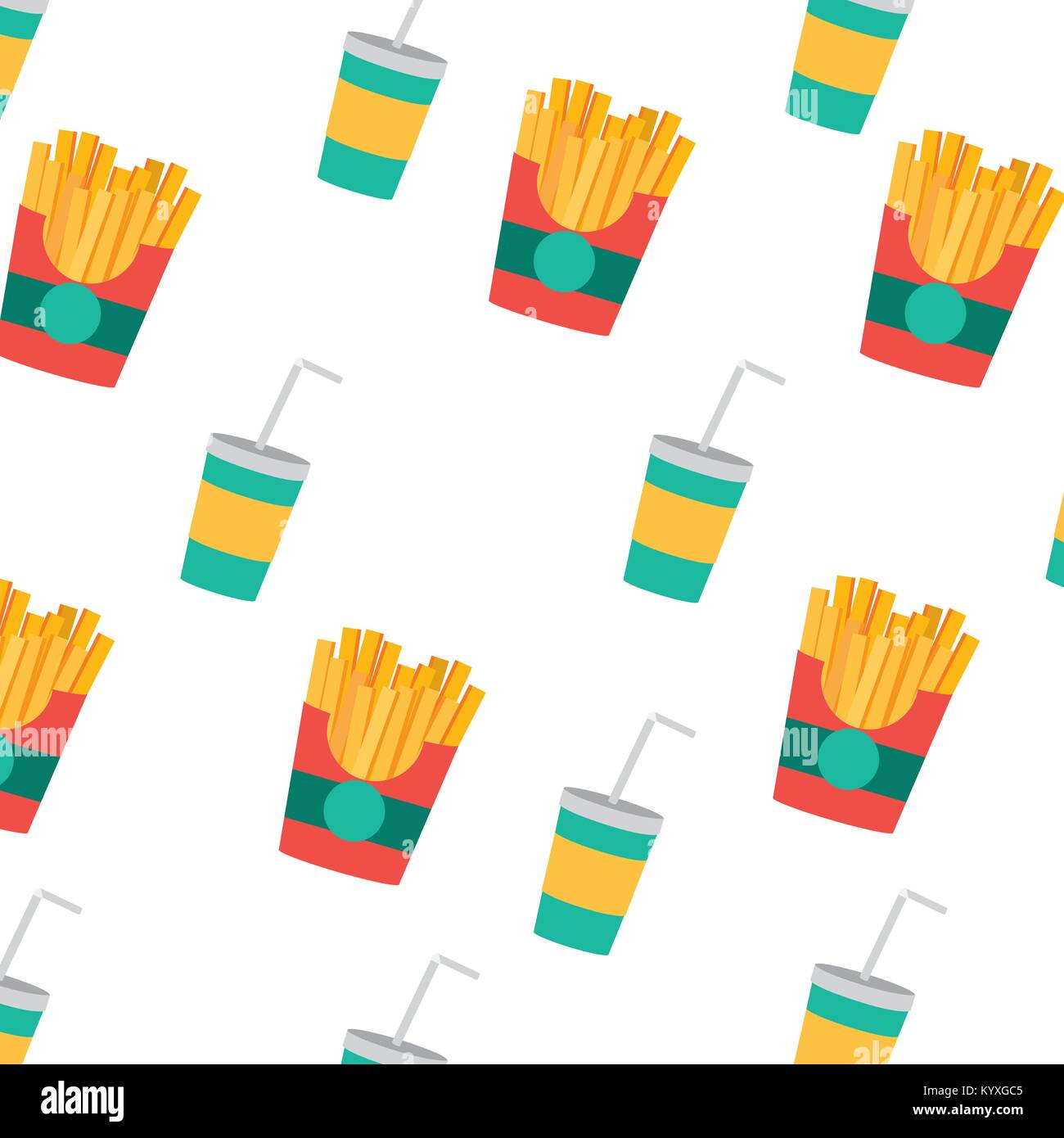 Fast food background Stock Vector Image & Art - Alamy